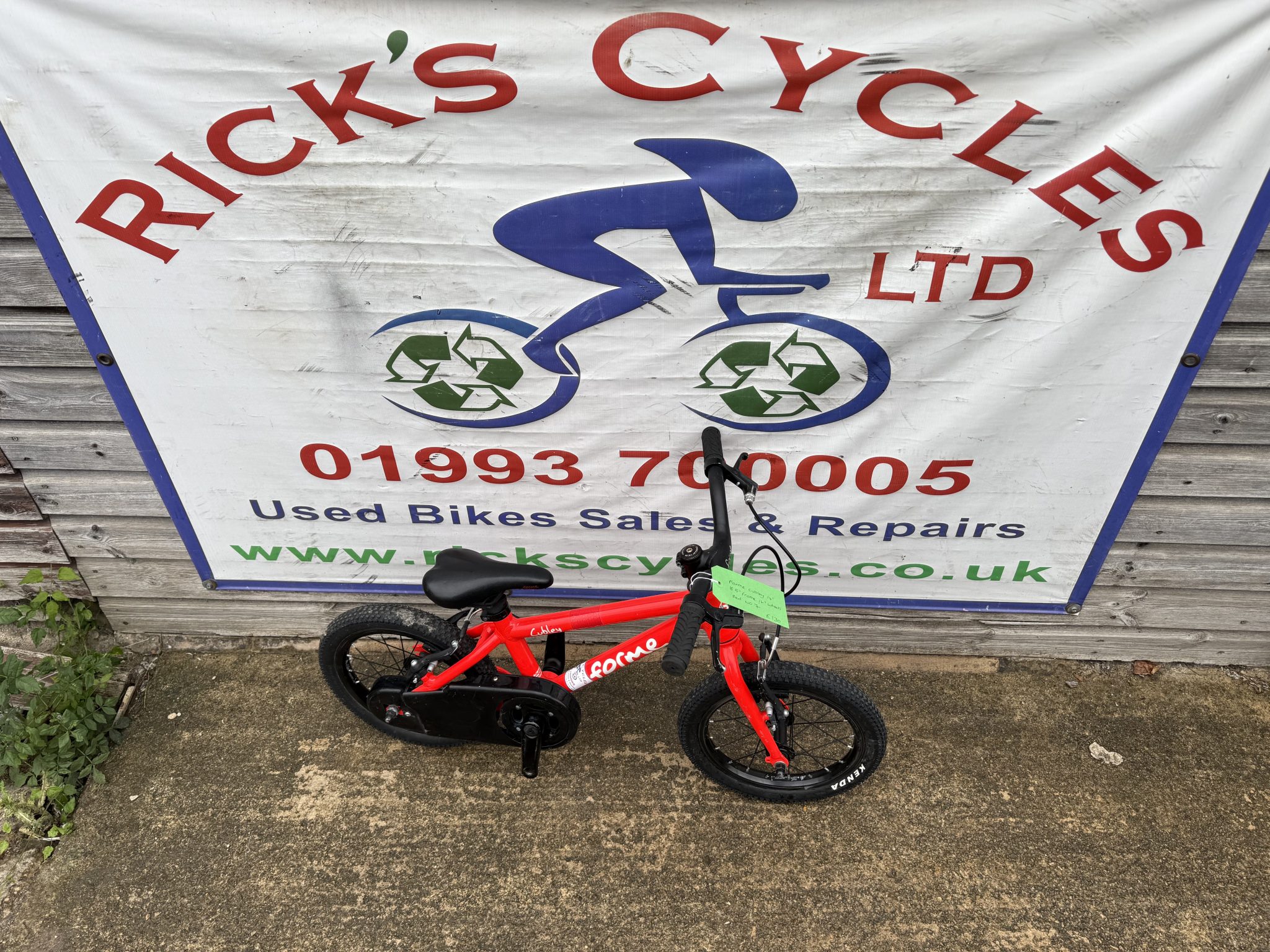 Forme Cubley 14” Wheel Boys Bike. Red No7. £130 – Rick's Cycles