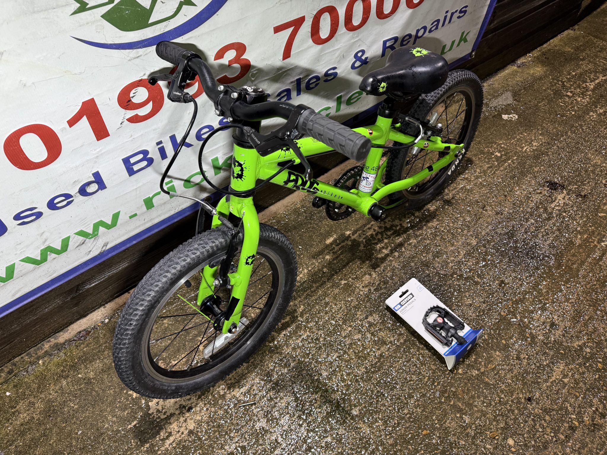 Frog 48 16” Wheel Kids Bike. Green No1. £145. Serviced – Rick's Cycles
