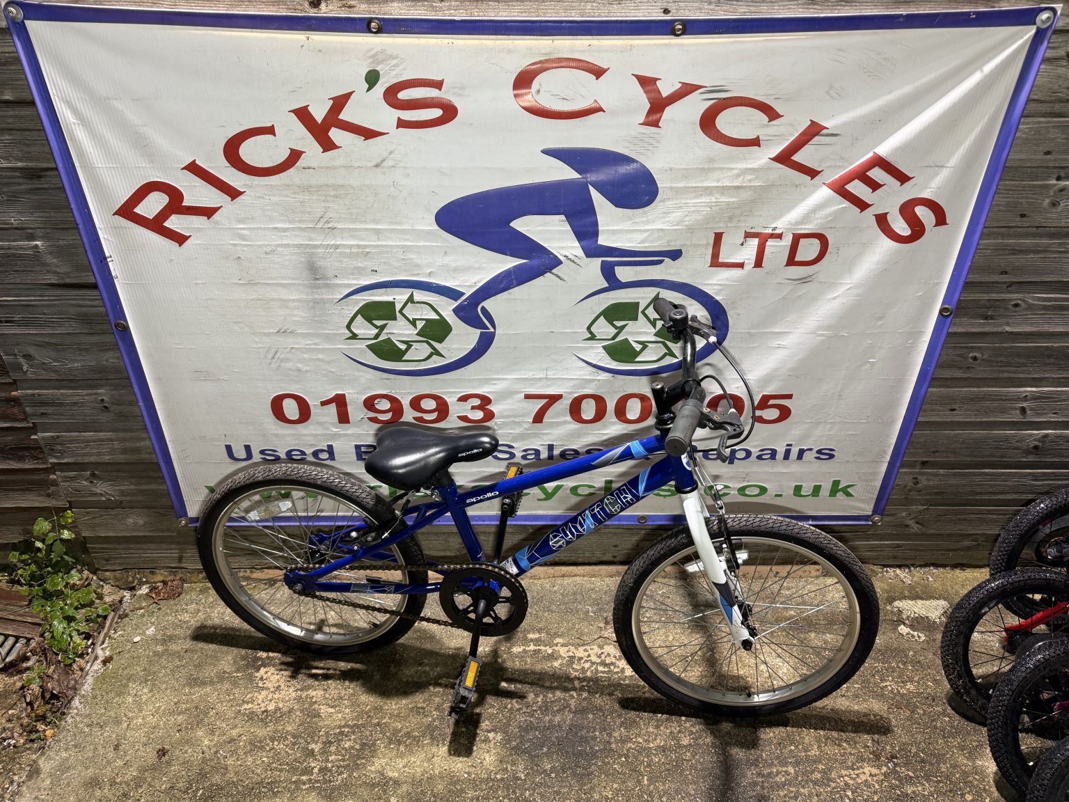 Apollo Switch 20” Wheel Boys Bike. £65. Ideal learning bike – Rick's Cycles