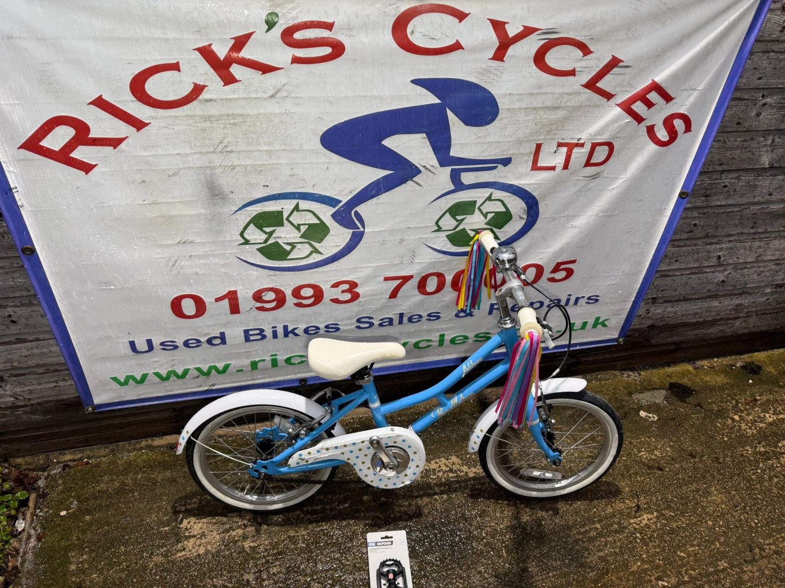 Pendleton Ashbury 16” Wheel unisex kids Bike. £65. Very petty looking bike. – Rick's Cycles