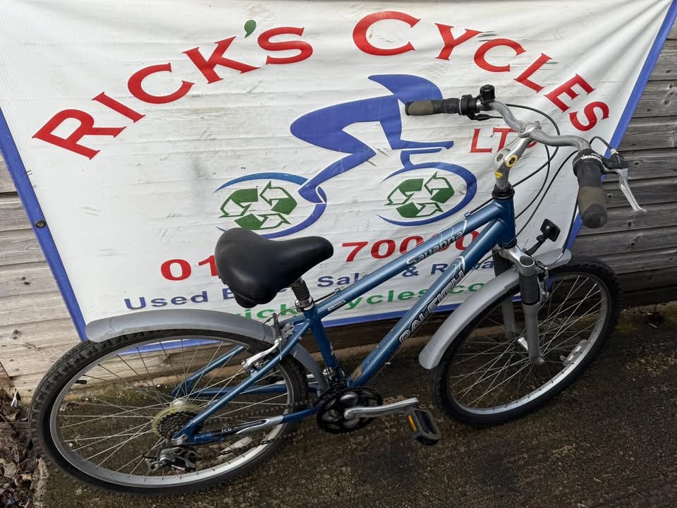 Raleigh Savanna 15” Frame Mountain Bike. £75. – Rick's Cycles