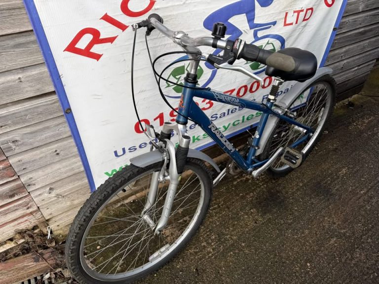 Raleigh Savanna 15” Frame Mountain Bike. £75. – Rick's Cycles